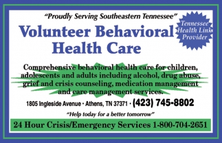 Comprehensive Behavioral Health, Volunteer Behavioral Health Care ...